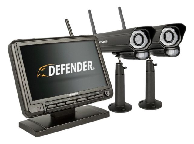 Defender Digital Wireless 7" Monitor with 2 Wireless Cameras - Hostile ...